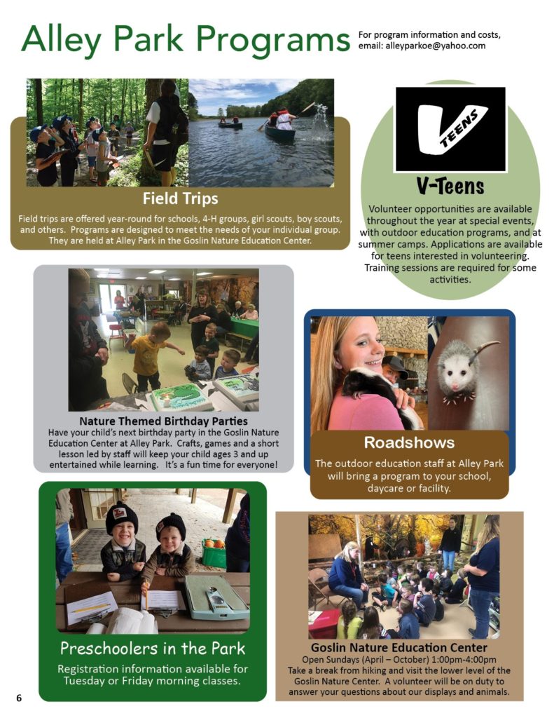 Alley Park Camps & Programs – Lancaster Parks & Recreation